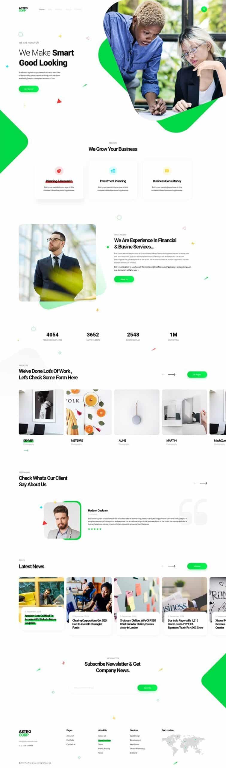 เทมเพลตเว็บไซต์ - FirstRankPlus